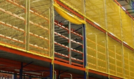 Material Handling Safety Netting | Southwest Warehouse Solutions